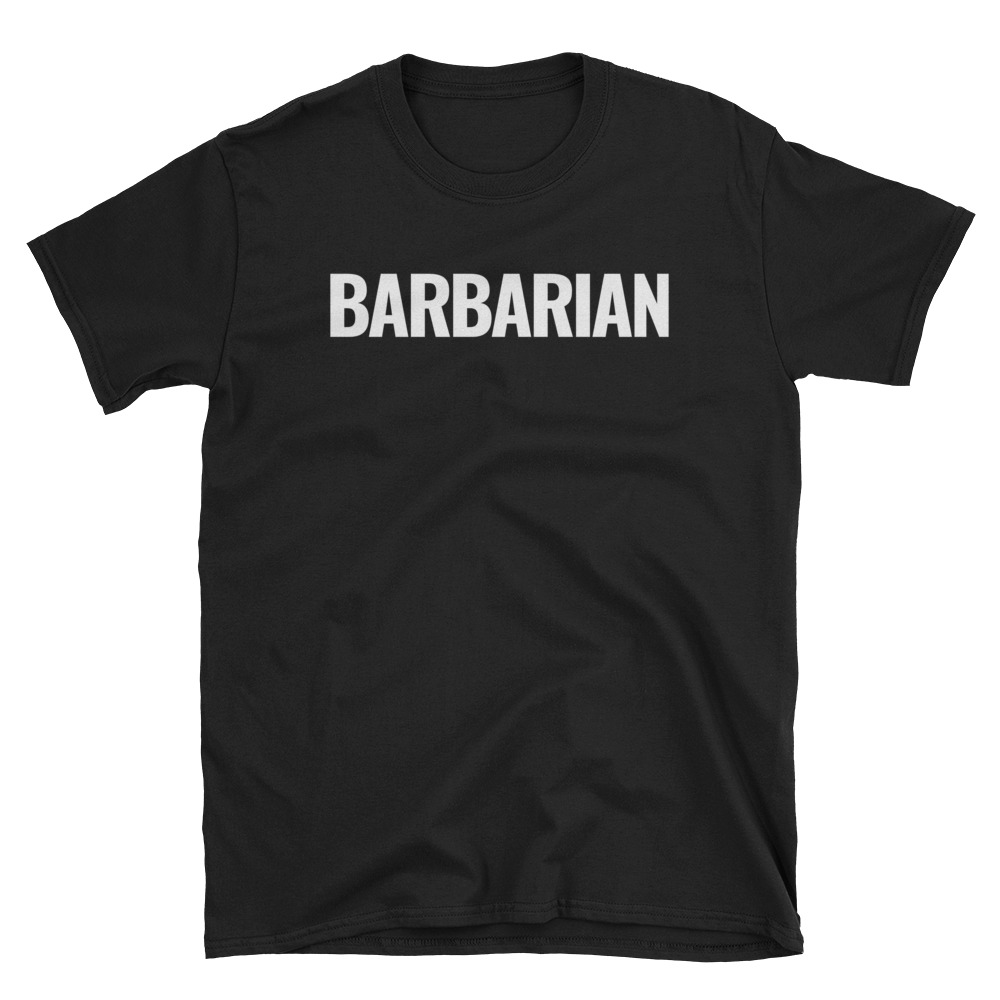 Barbarian T Shirt Labeled