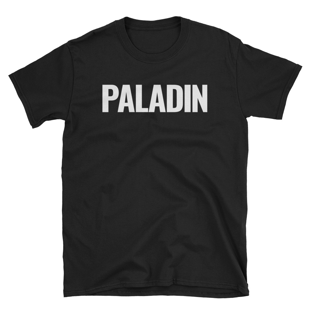 Paladin T Shirt Labeled Paladin T Shirt Labeled